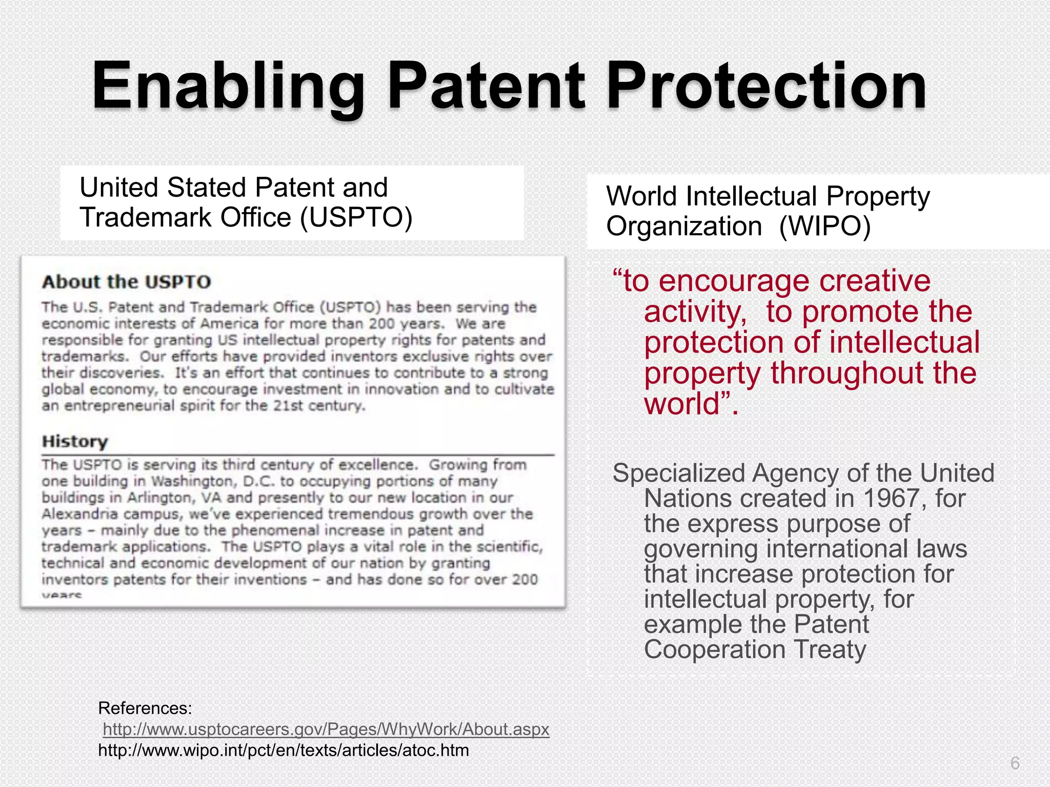 Patents and Introduction | PPSX