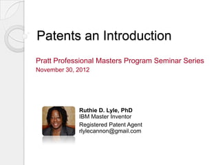 Patents and Introduction | PPSX