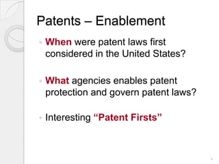 Patents and Introduction | PPSX