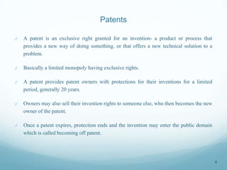 Patents, Copyrights, Trademarks | PPTX