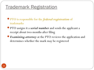 Patents, copyrights and trademarks | PPT