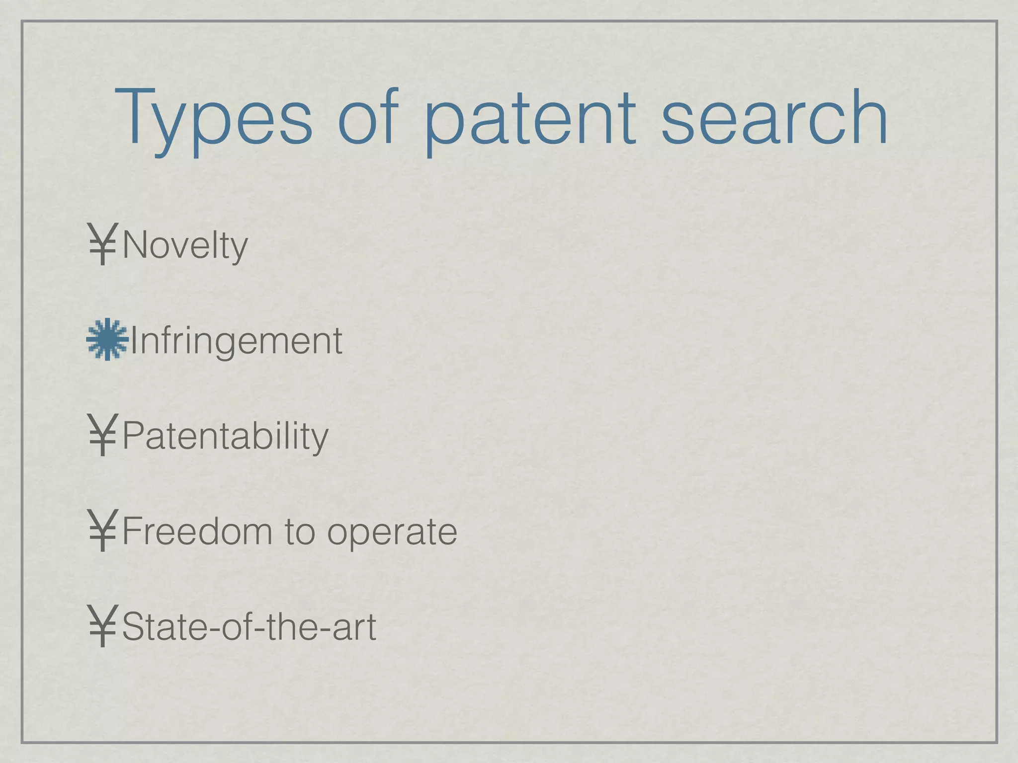 Patent searching | PPT