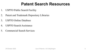 Patent searching process & ownership rights and transfer | PPTX