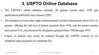 Patent searching process & ownership rights and transfer | PPTX