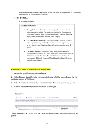 Patent searching training doc | DOC