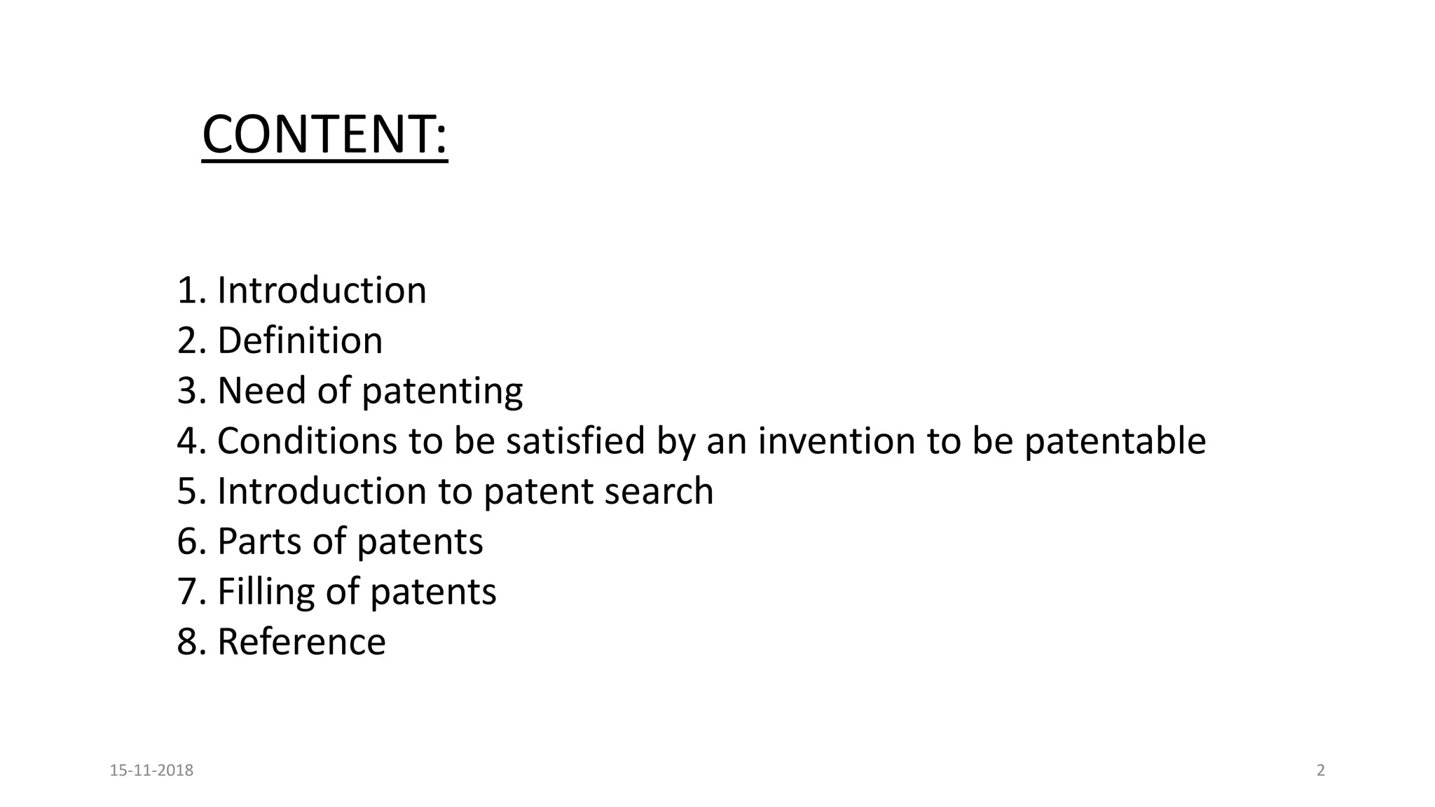 Patents krm | PPTX
