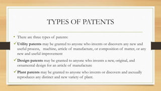 Patents,paper 4, pamela | PPT