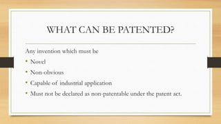 Patents,paper 4, pamela | PPTX