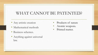 Patents,paper 4, pamela | PPTX