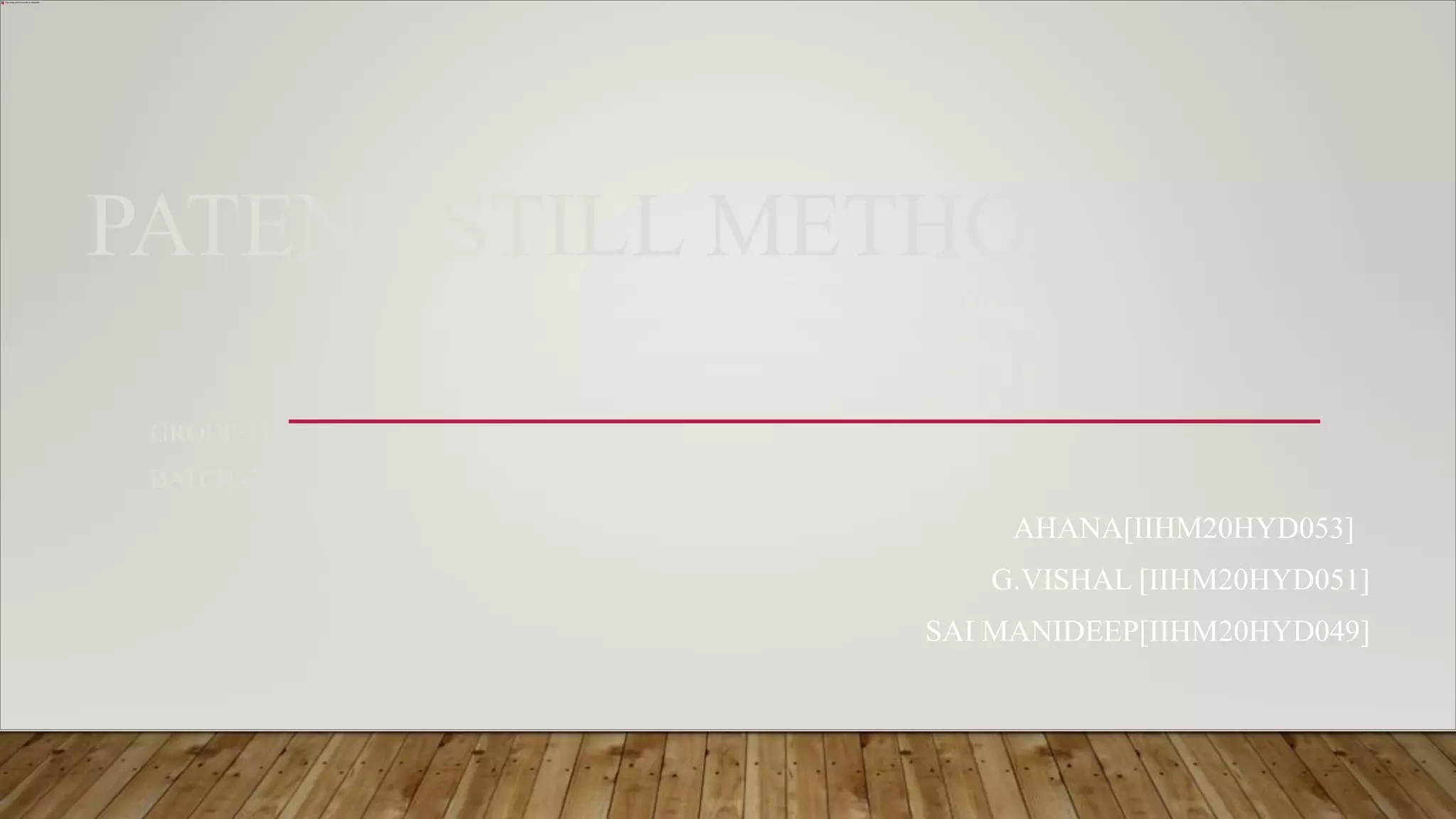 Patent still method.pptx