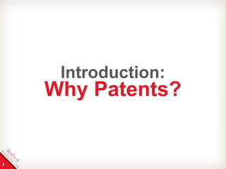 Patent strategy in the modern economy | PPTX