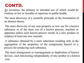 Patent system in India,definition scope importance | PPTX