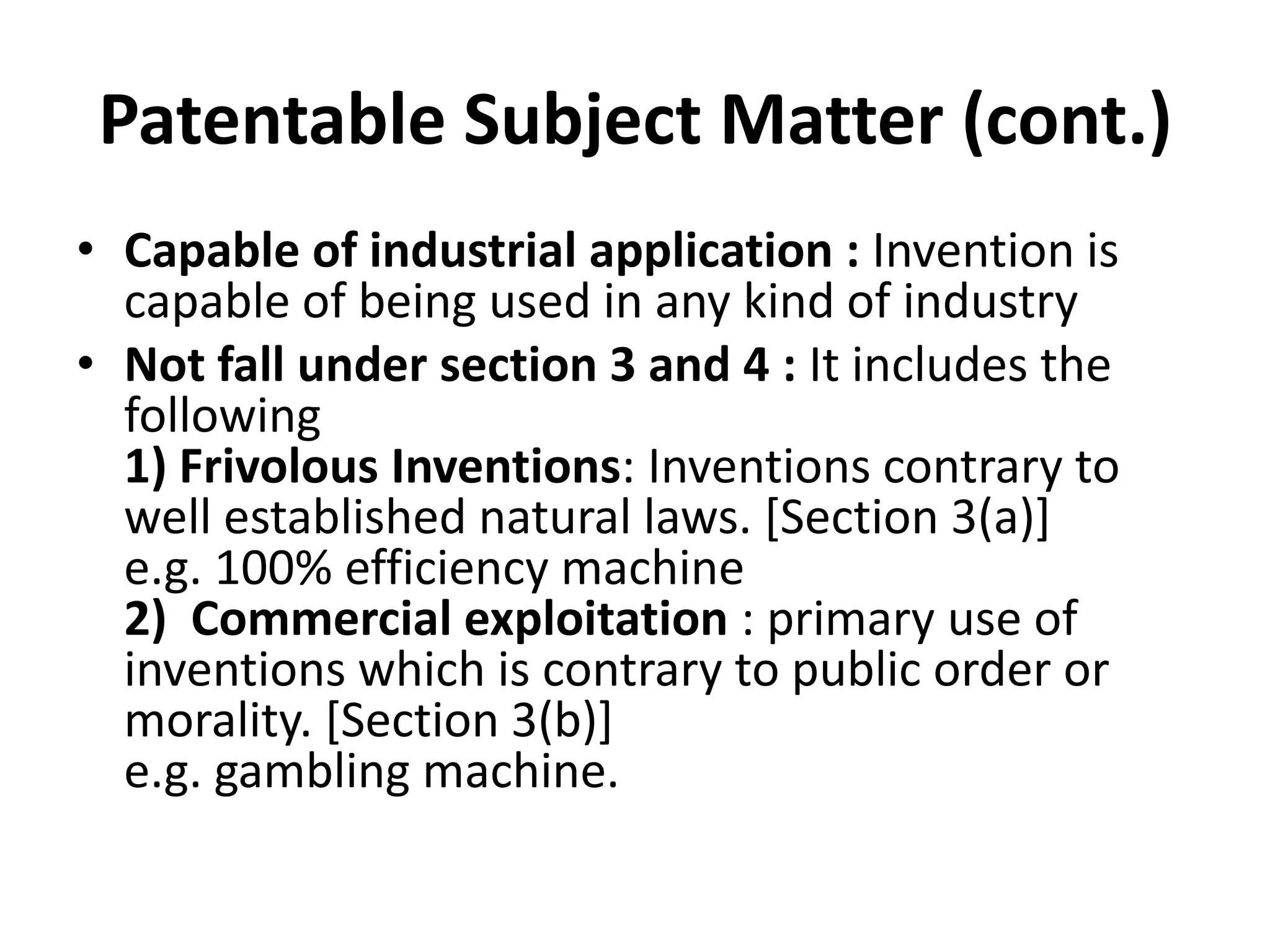 Patent system of india | PPTX