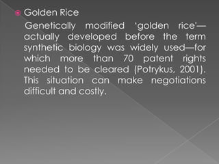 Patent thickets | PPTX