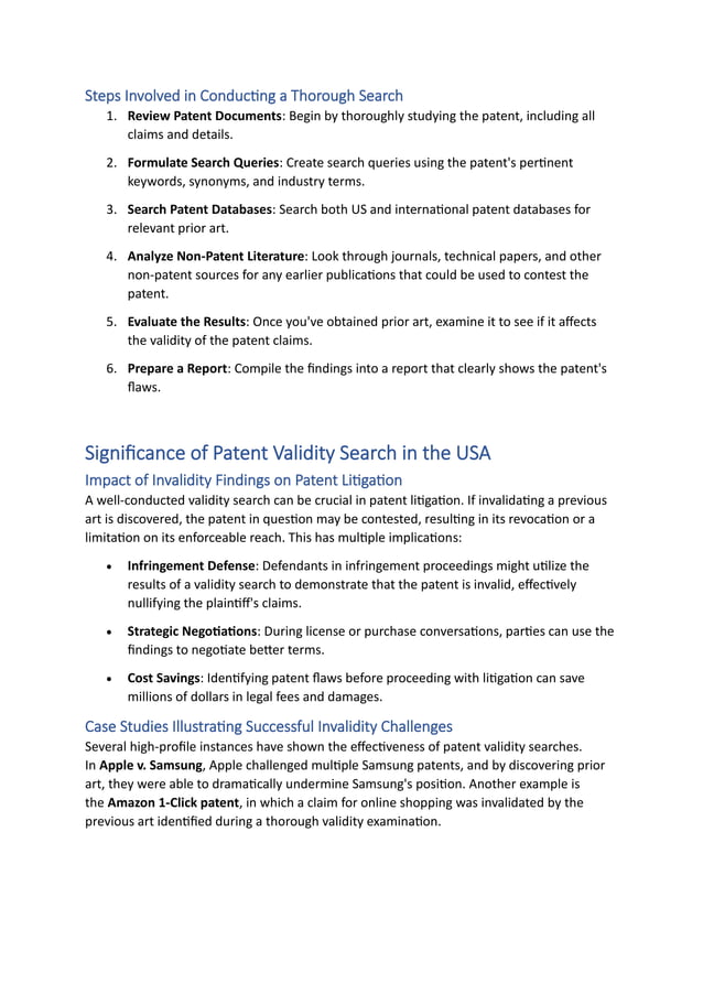 Patent Validity Search USA | Process, Tools & Best Practices Guide ...
