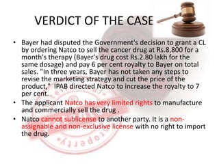 Patent war case | PPTX