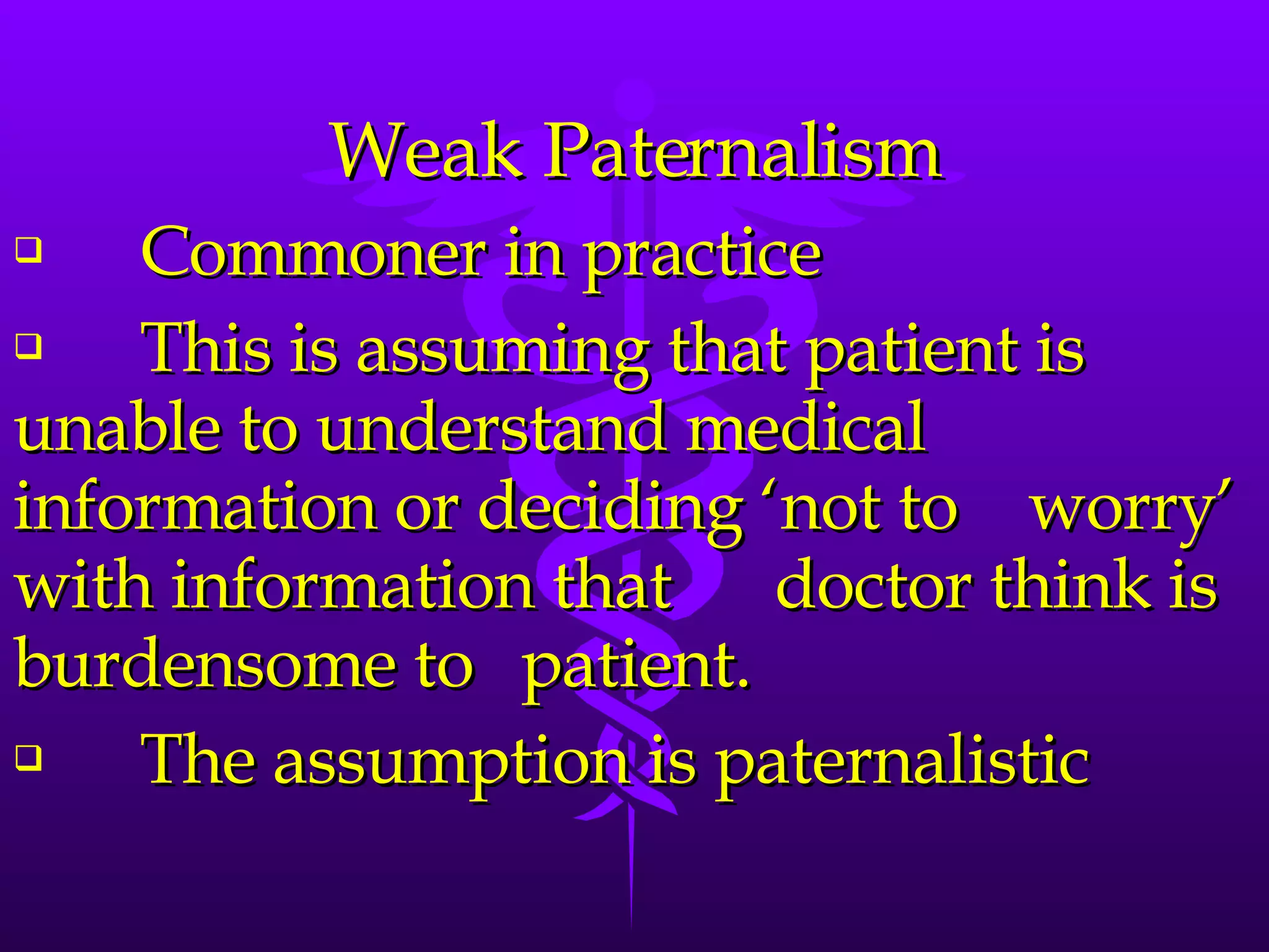 Paternalism | PPT