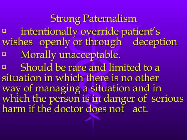 Paternalism | PPT