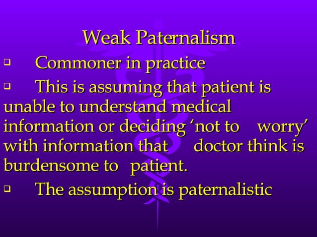 Paternalism | PPT