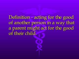 Paternalistic Definition