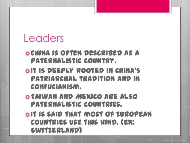 Paternalism Definition