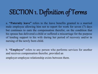 Paternity leave | PPTX