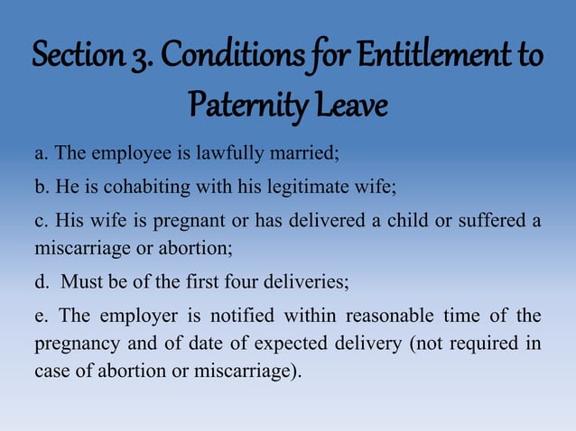 Paternity leave | PPTX