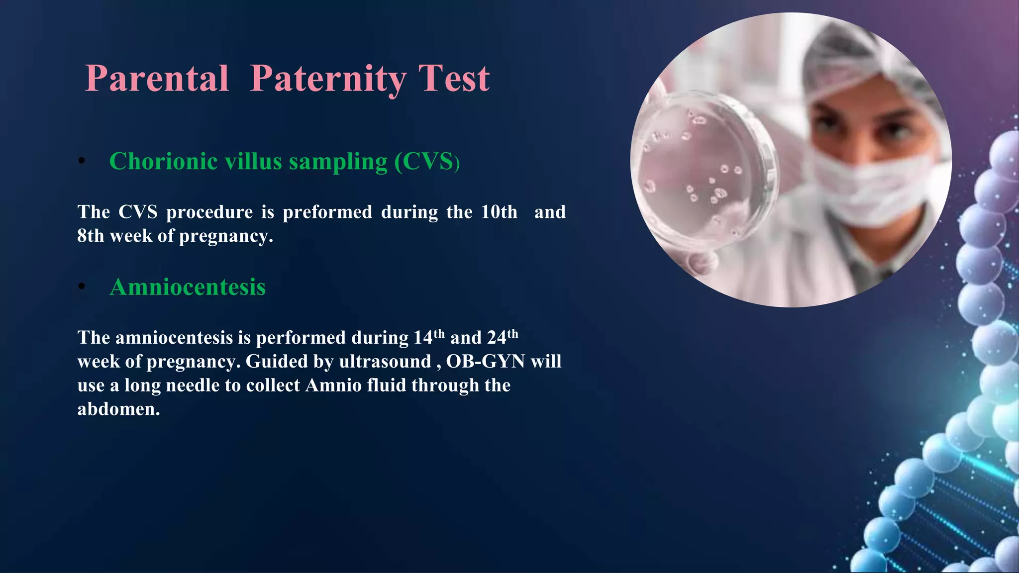 paternity testing pptx. | PPTX