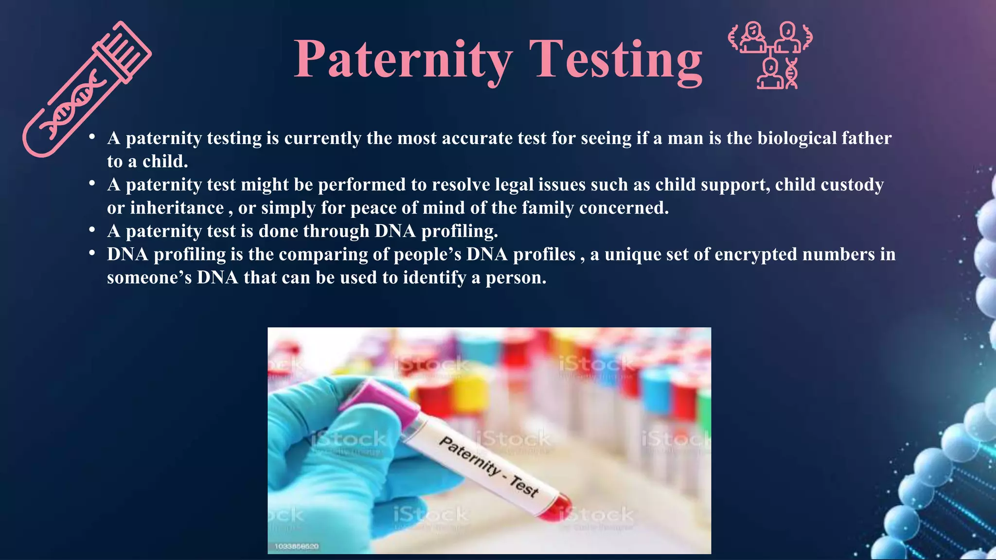 paternity testing pptx. | PPTX