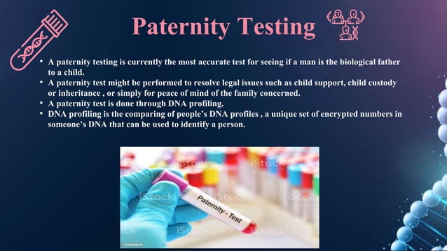 paternity testing pptx. | PPTX | Genetics | Science
