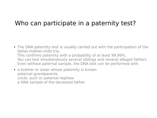 Paternity Testing Services Waco | PPT