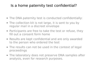 Paternity Testing Services Waco | PDF