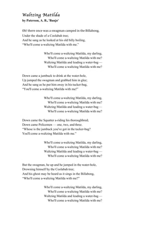 Paterson poems and ballads | PDF