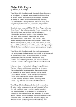 Paterson poems and ballads | PDF