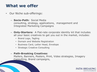 Path-Breaking Communications | PPTX