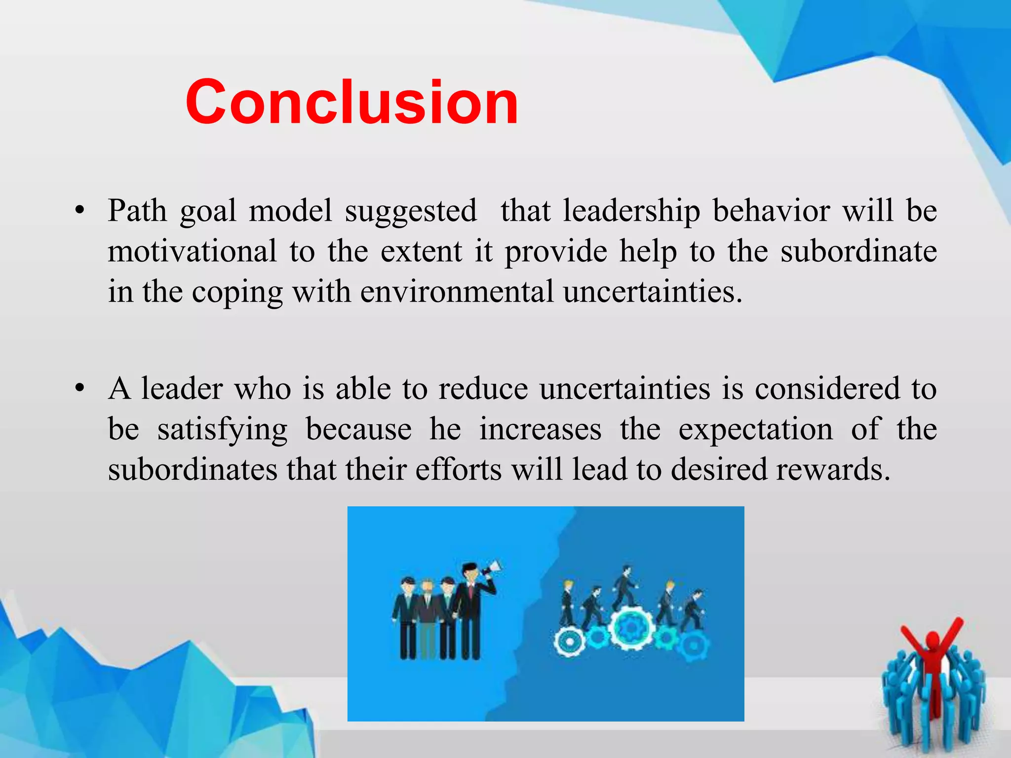 Path goal leadership theory presentaion | PPTX