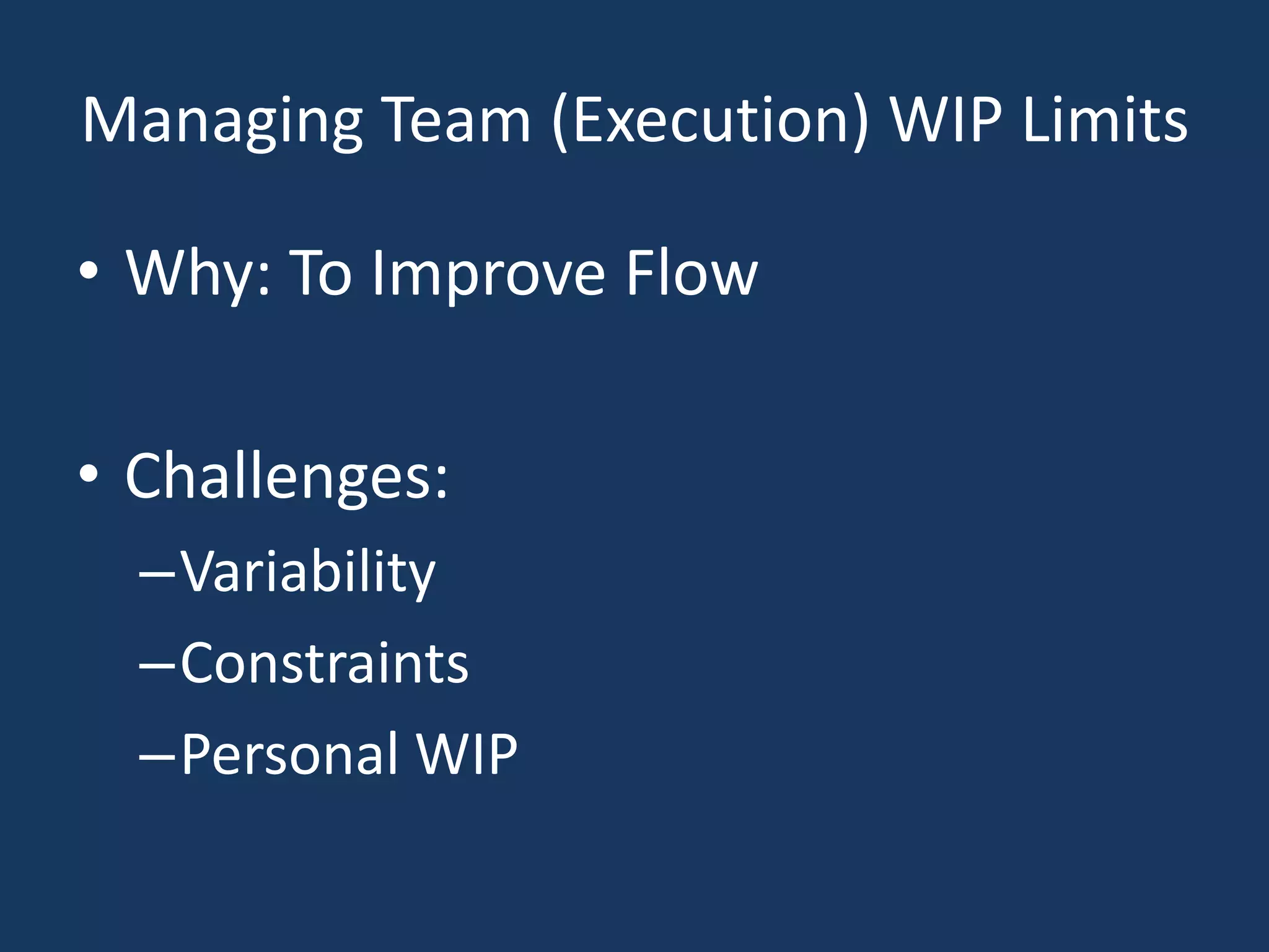 Why Limit WIP? | PPTX