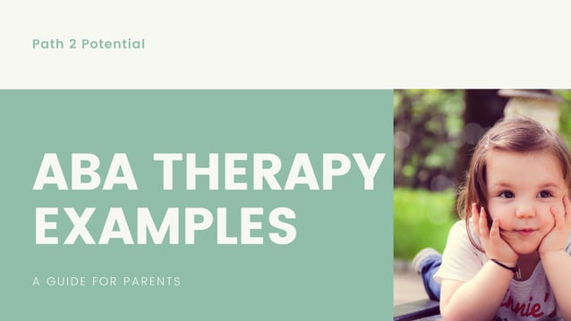 ABA Therapy Examples - Autism in Children | PDF