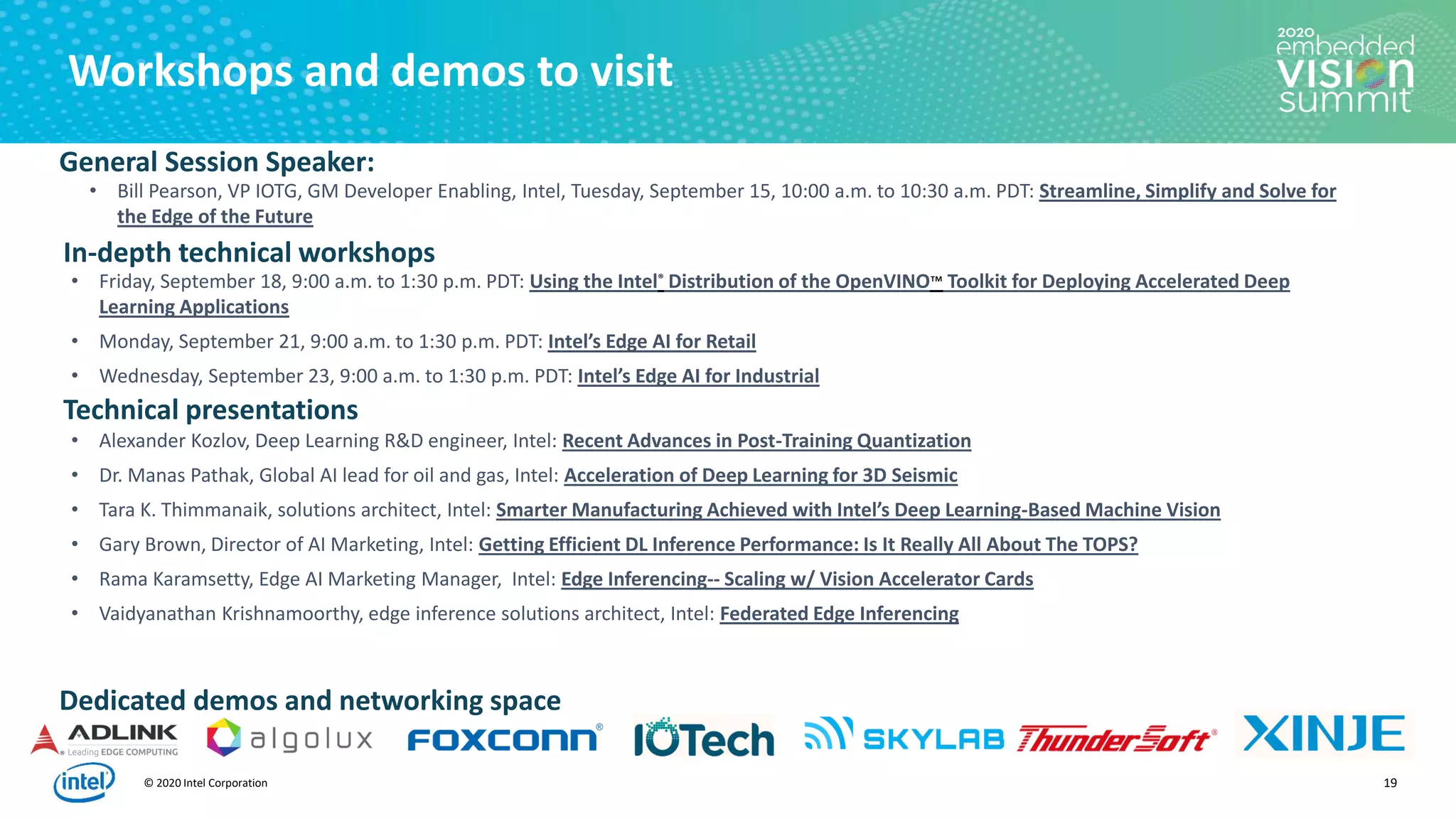 “Acceleration of Deep Learning Using OpenVINO: 3D Seismic Case Study,” a Presentation from Intel ...