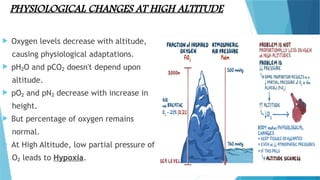 high altitude physiology and related sickness | PPTX