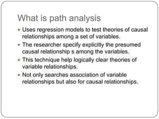 Path analysis | PPTX