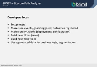 Path analyzer presentation (SUGBY #6) | PPTX