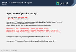 Path analyzer presentation (SUGBY #6) | PPTX