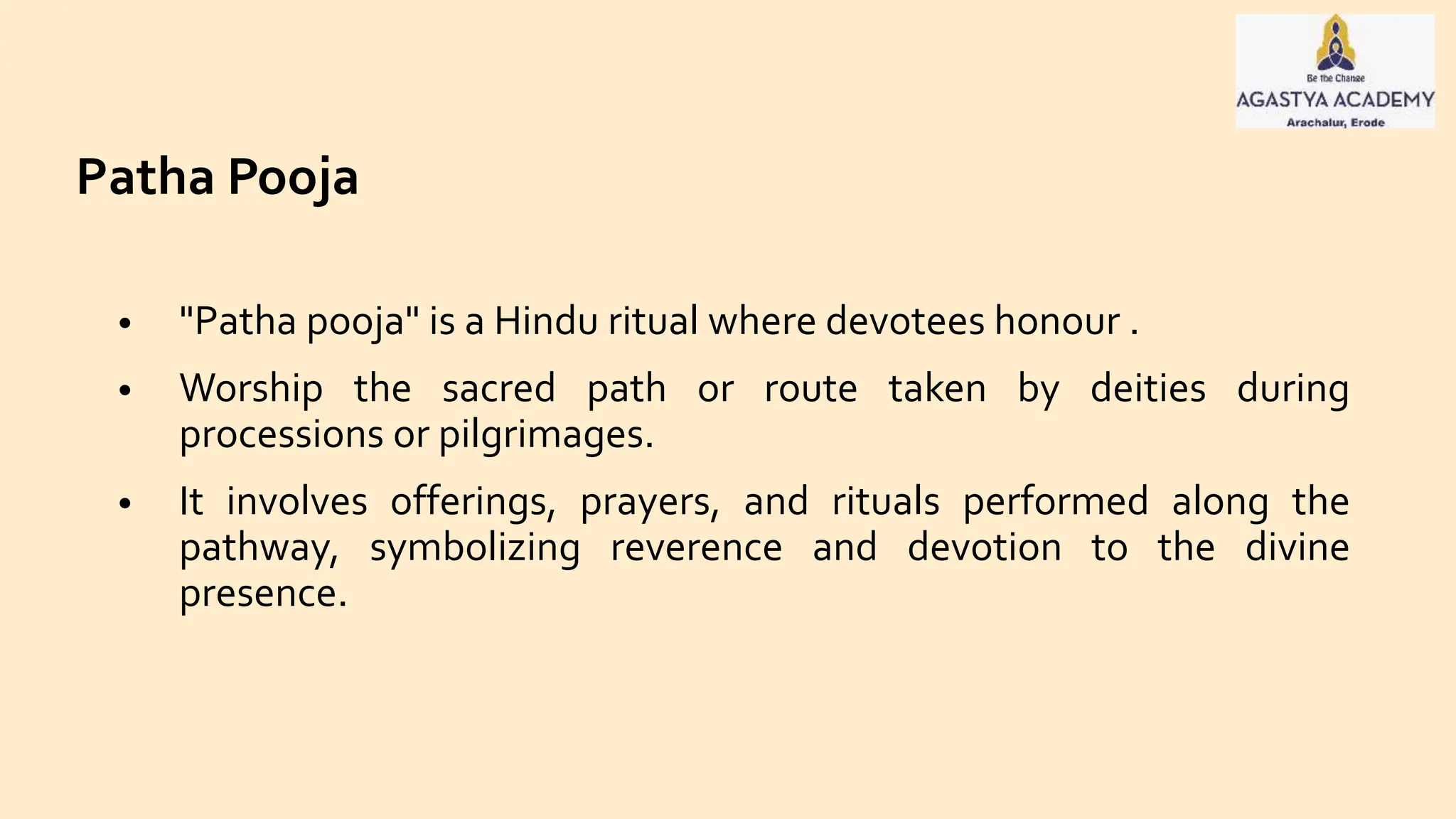 Patha Pooja Ceremony at Agastya Academy.pptx