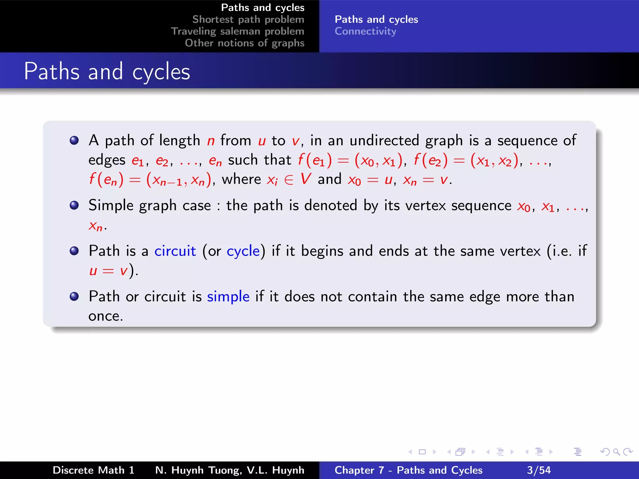 Path cycle part1 | PDF