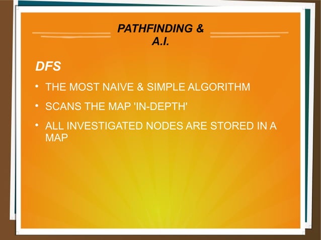 Pathfinding algorithms | PPT