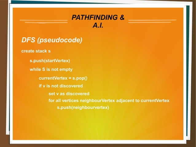 Pathfinding algorithms | PPT