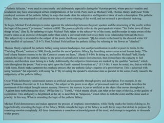 Pathetic fallacy | PPTX