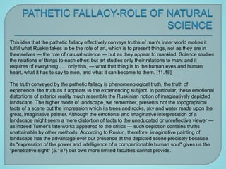 Pathetic fallacy | PPTX