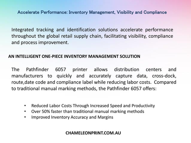 Pathfinder 6057 Printer - Chameleon Print | PDF
